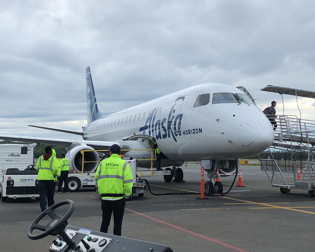 Review of Alaska Airlines flight from San Jose to Everett in Economy