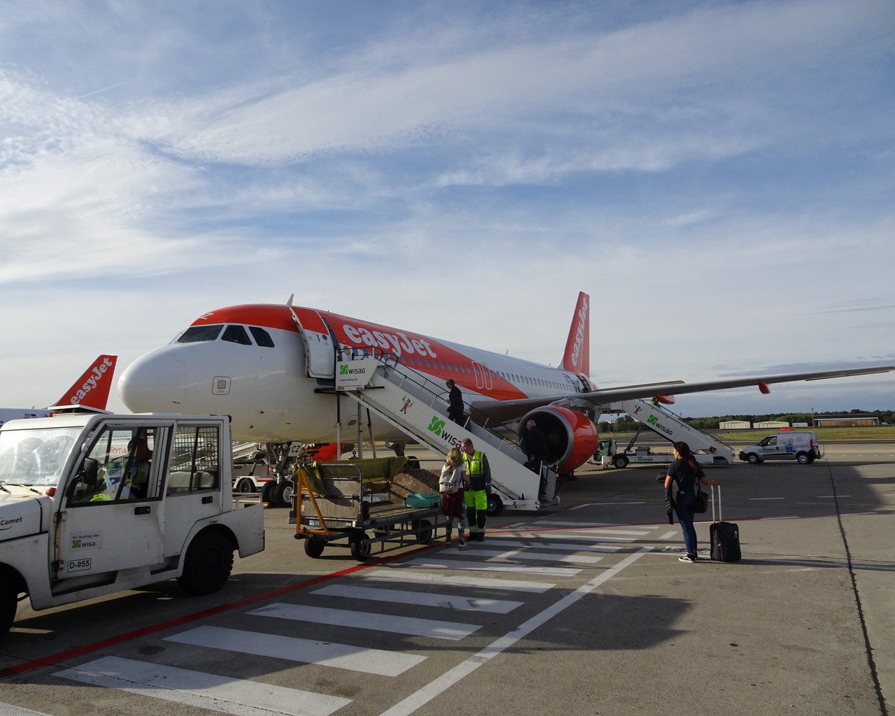Review of easyJet flight from Berlin to Rome in Economy