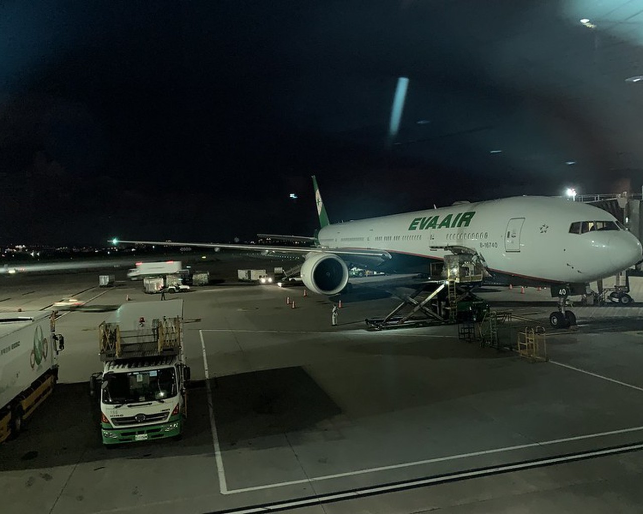 Review of EVA Air flight from Taipei to San Francisco in Business