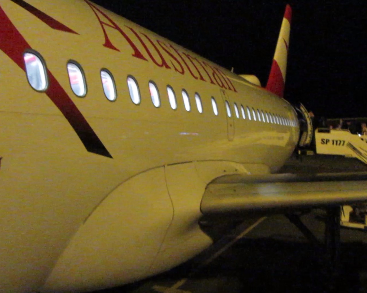 Review of Austrian Airlines flight from Sofia to Vienna in Economy
