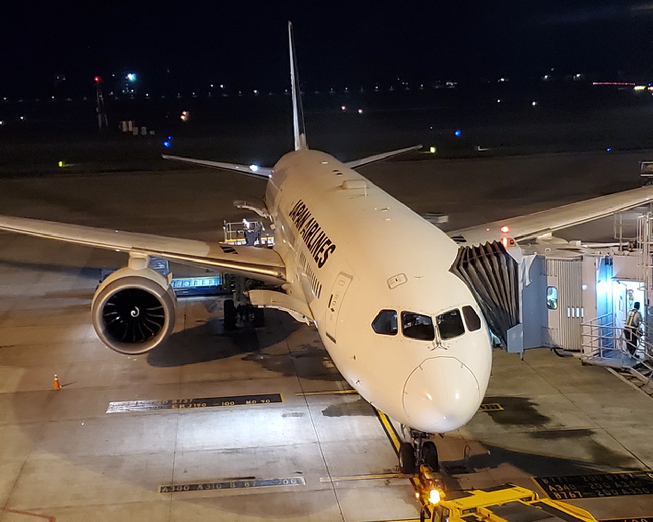 Review of Japan Airlines flight from Hanoi to Tokyo in Business