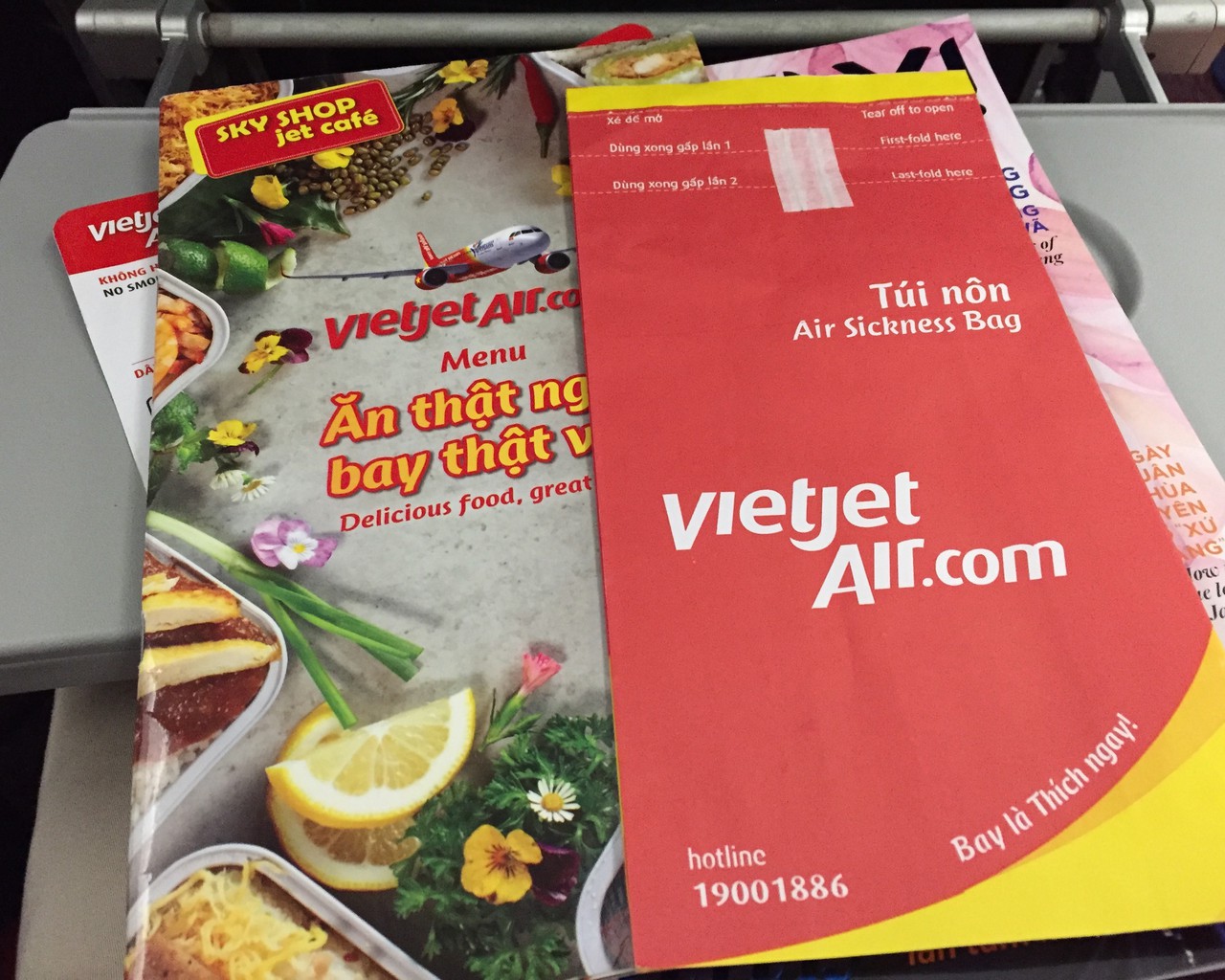 Review of VietjetAir flight from Da Nang to Hanoi in Economy
