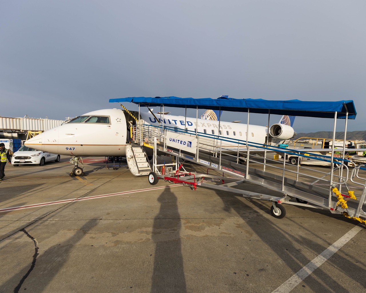 Review of United Express flight from Boise to San Francisco in Economy