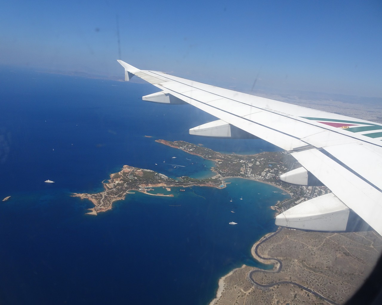Review of Alitalia flight from Rome to Athens in Economy