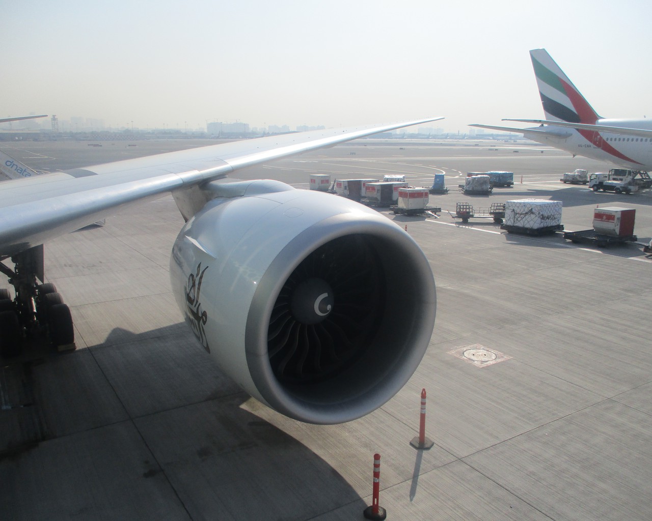 Review of Emirates flight from Dubai to Frankfurt in Business