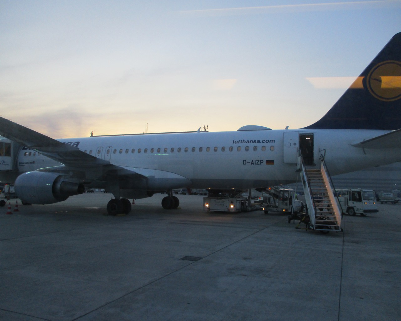 Review of Lufthansa flight from Toulouse to Frankfurt in Economy
