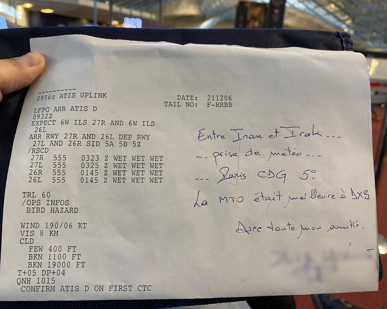 Avis du vol Air France Dubai → Paris en Economique