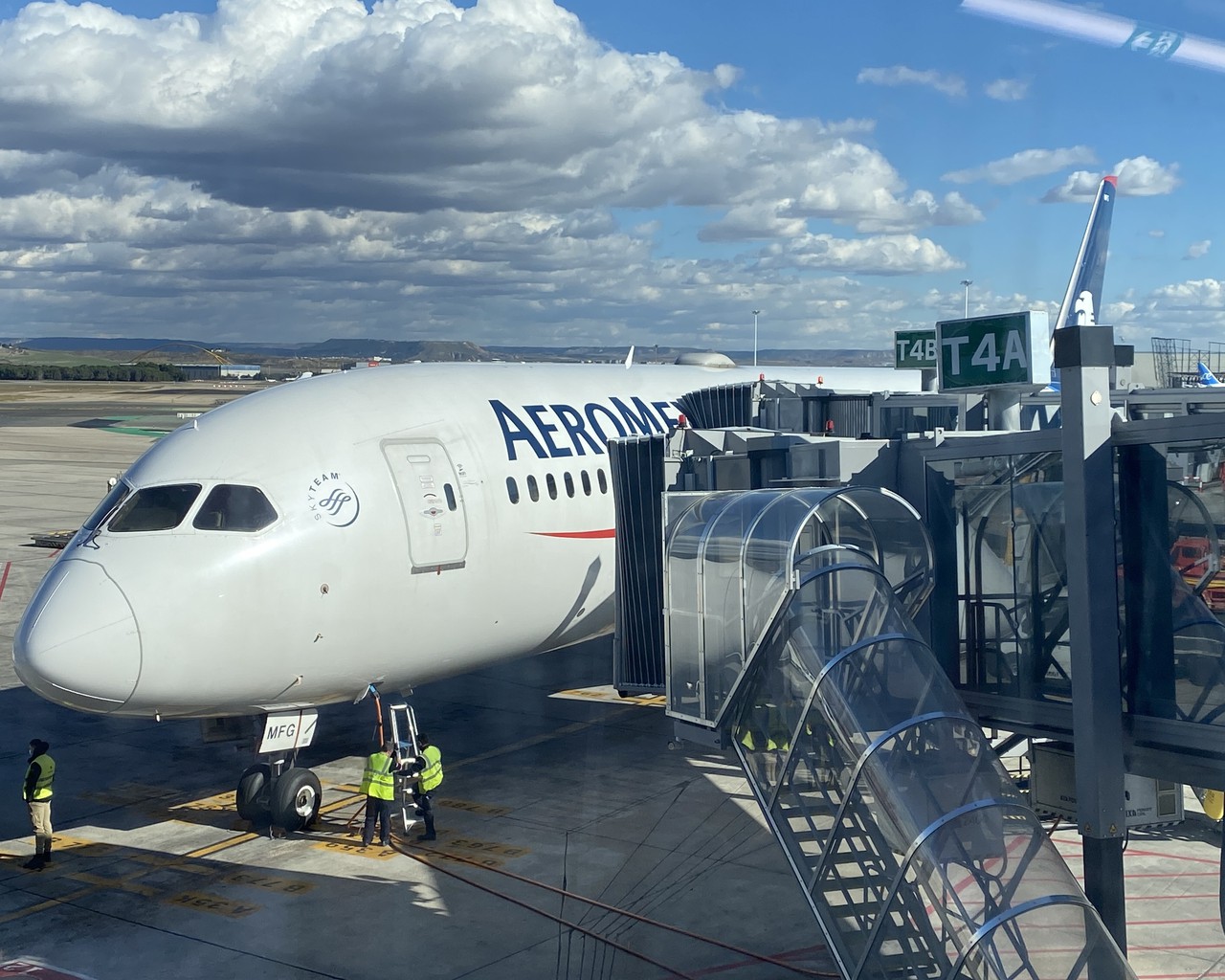 Avis du vol AeroMexico Mexico City → Madrid en Affaires