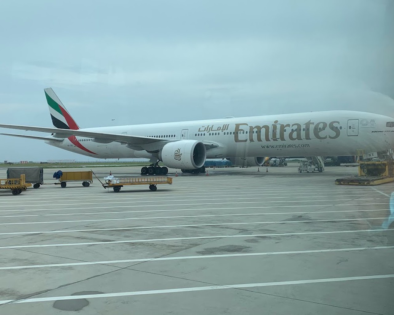 Review of Emirates flight from Malé to Dubai in Business