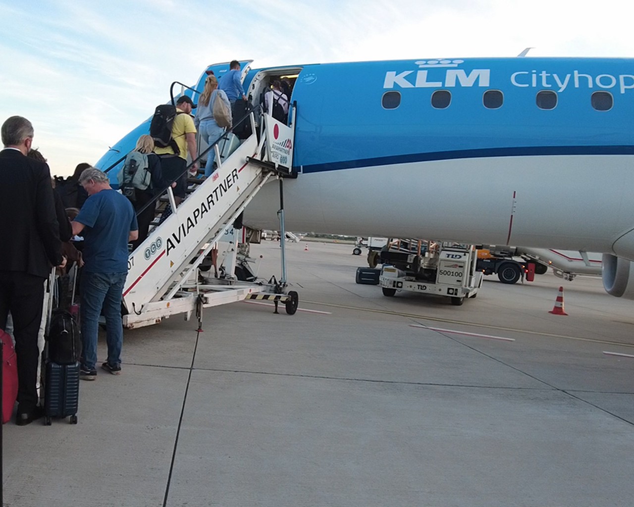 Avis du vol KLM Cityhopper Düsseldorf → Amsterdam en Economique