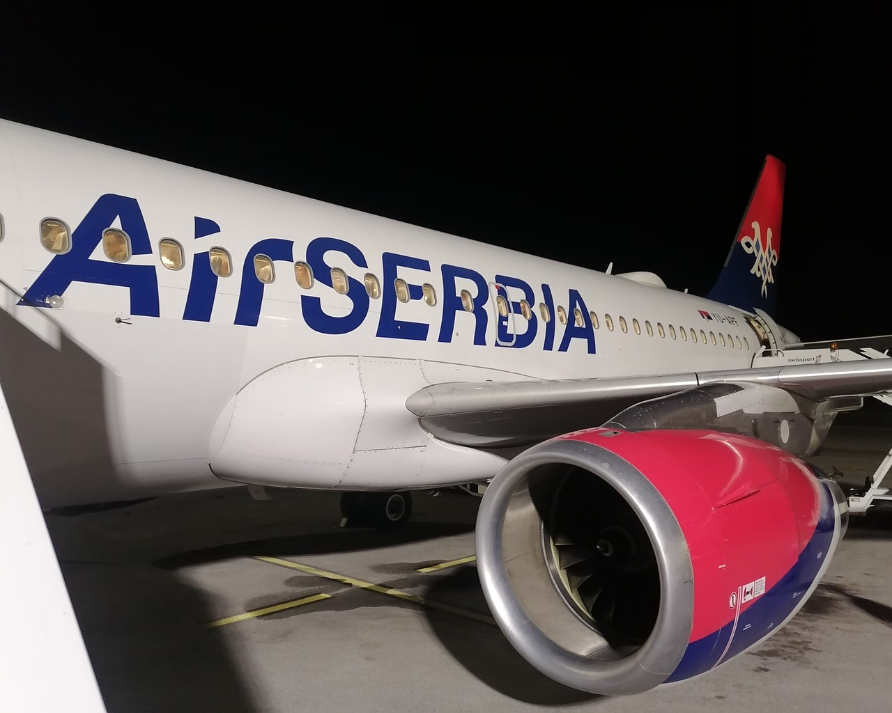 Review of Air Serbia flight from Skiathos to Belgrad in Economy