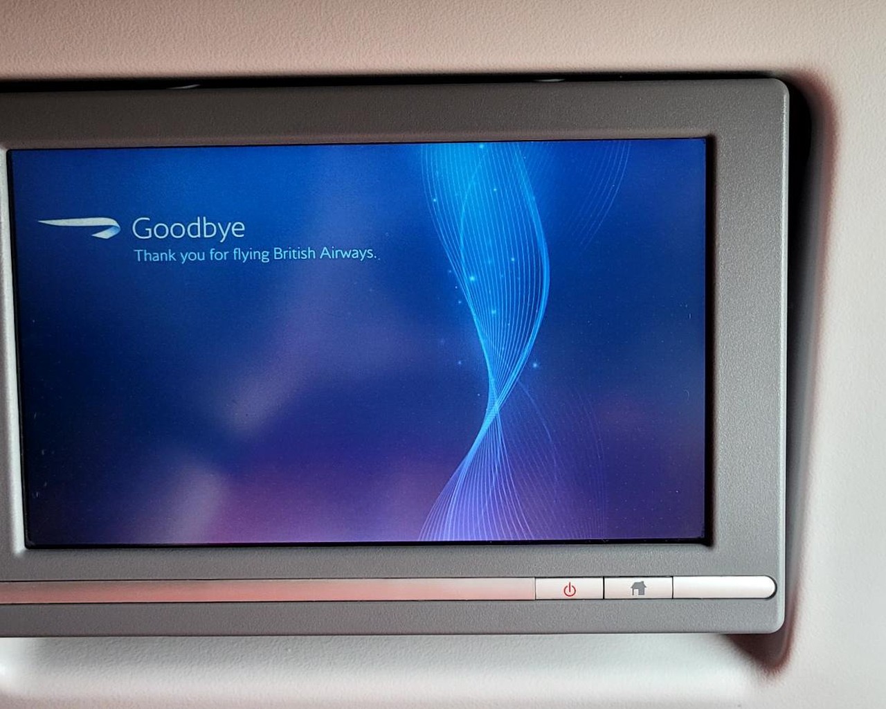 Review of British Airways flight from Newark to London in Economy