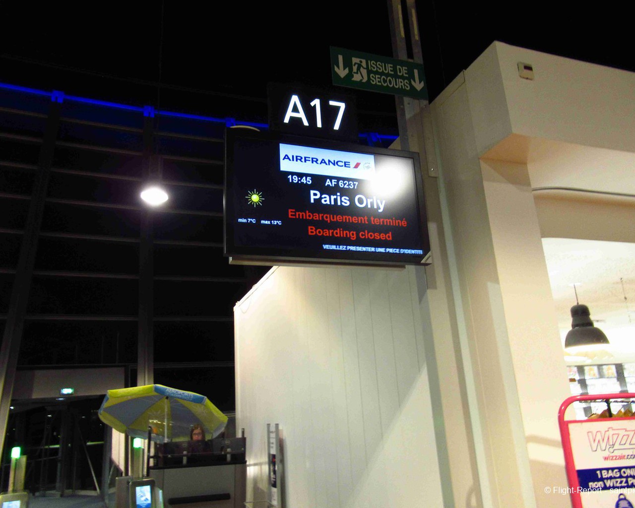 Avis du vol Air France Nice → Paris en Economique