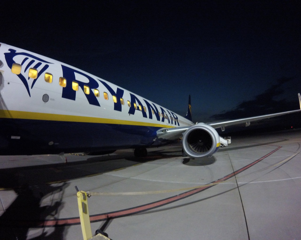 Review of Ryanair flight from Lublin to London in Economy