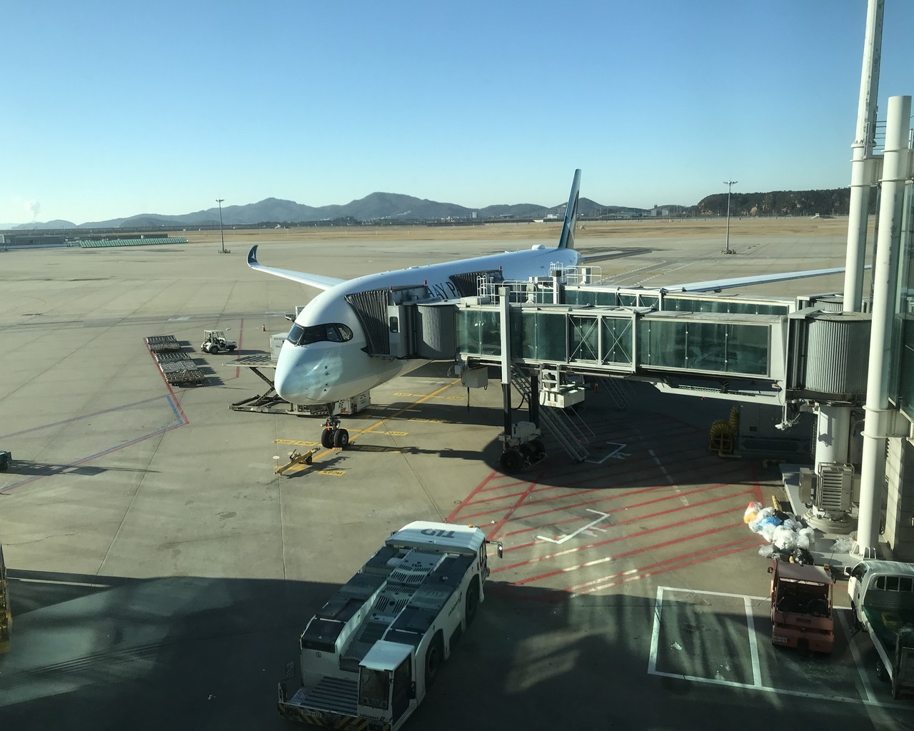 Review of Cathay Pacific flight from Seoul to Hong Kong in Economy
