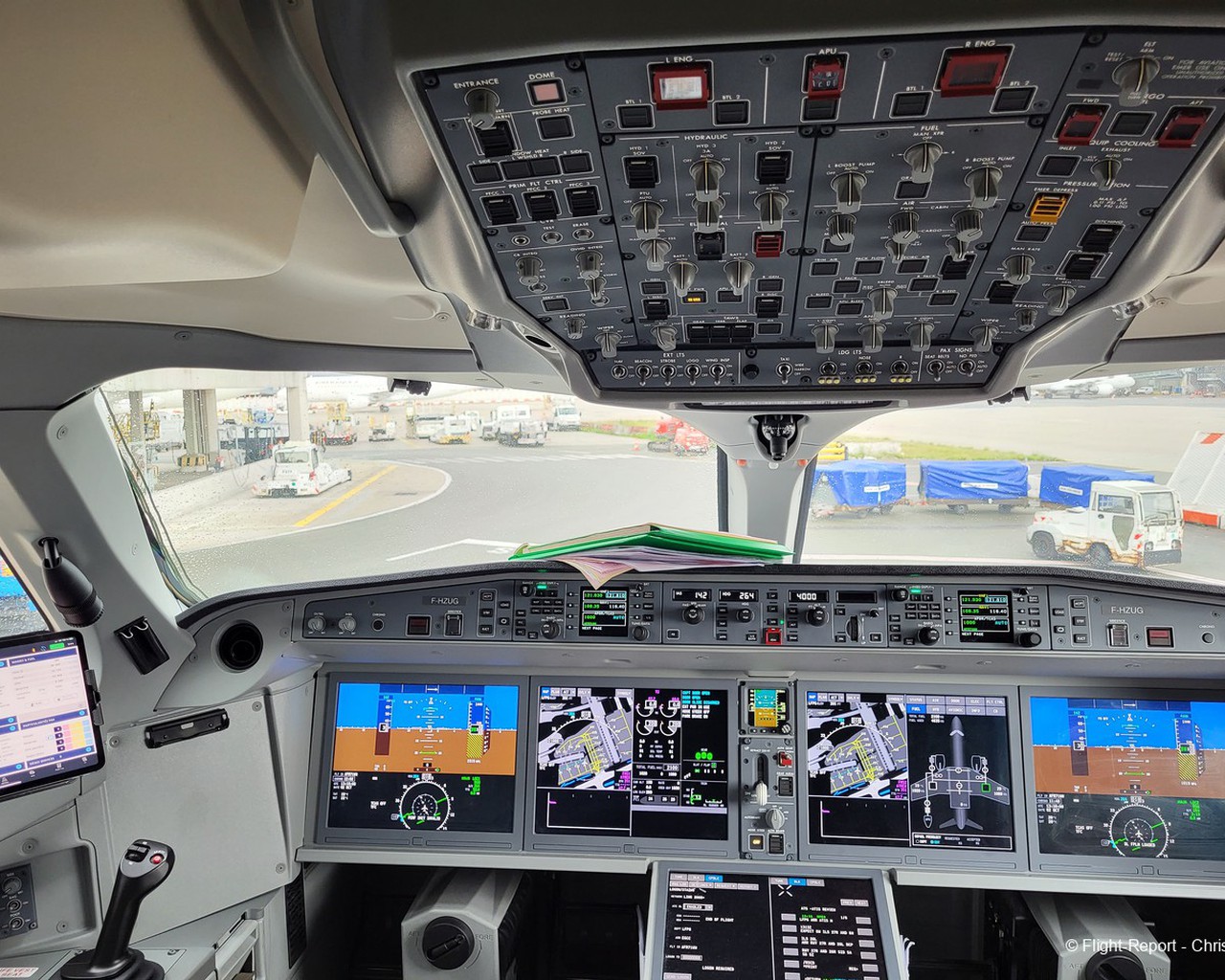 Review of Air France flight from Warsaw to Paris in Business