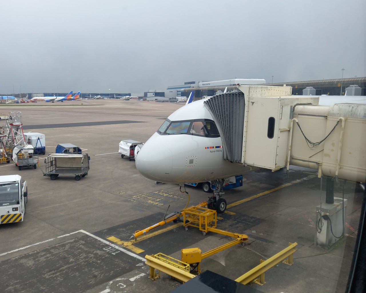 Review of SAS flight from Manchester to Oslo in Economy