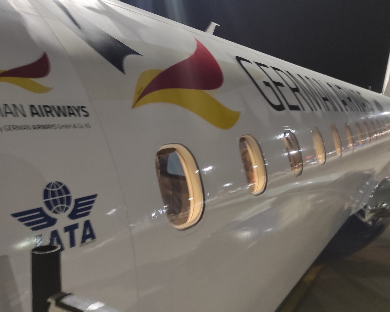 Avis du vol German Airways Düsseldorf → Amsterdam en Economique