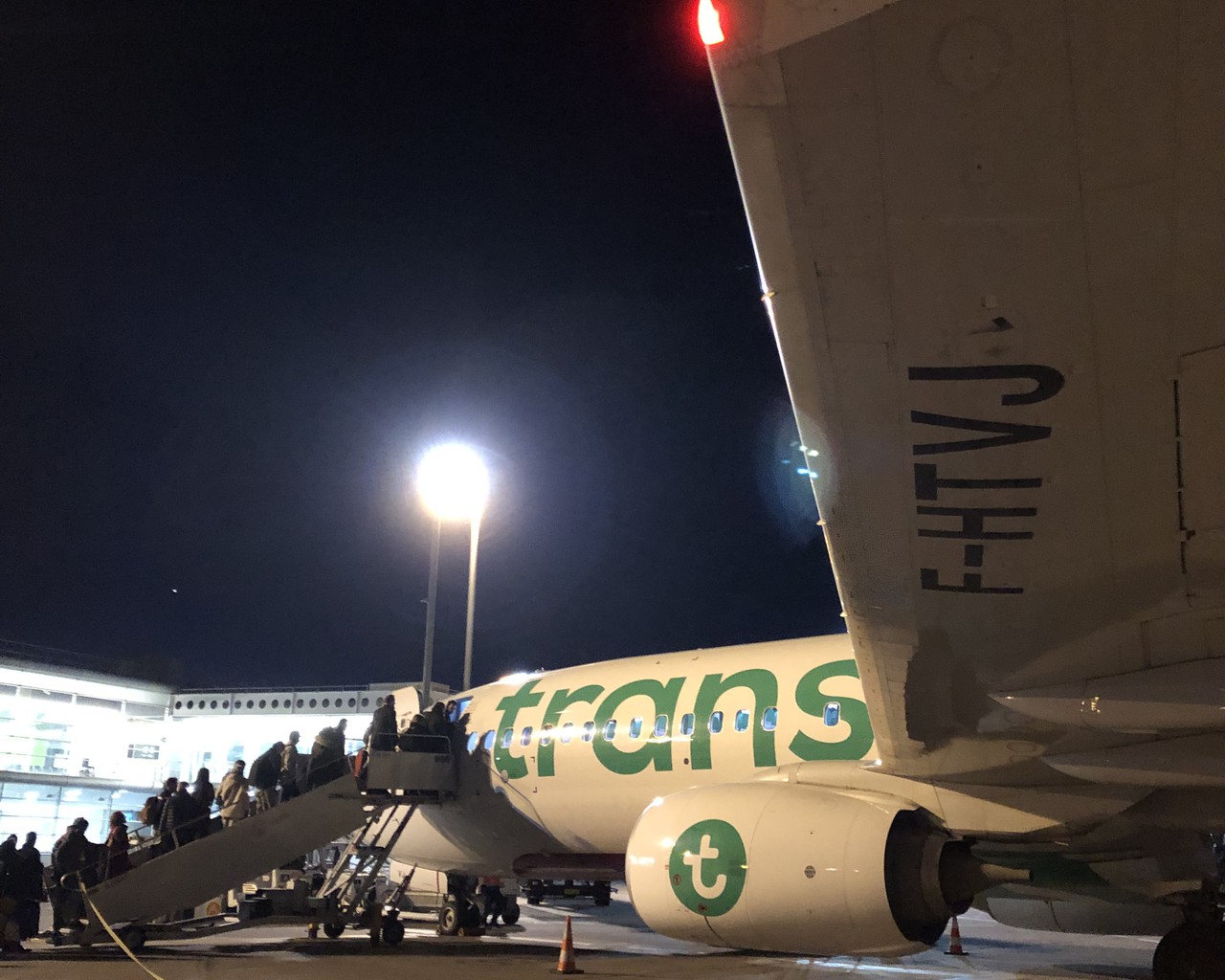 Avis du vol Transavia Montpellier → Paris en Economique