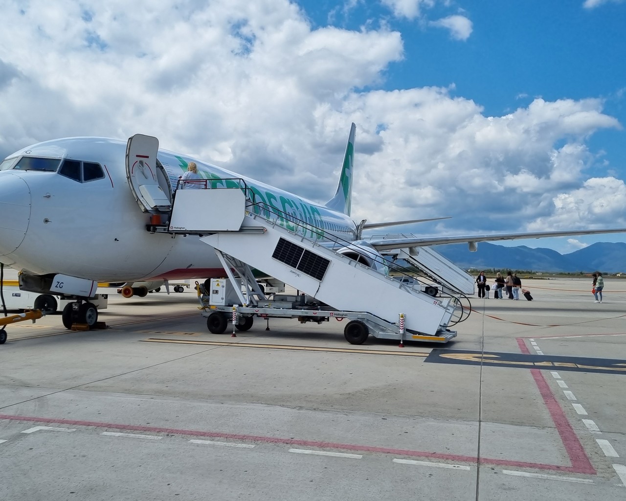 Review of Transavia flight from Girona to Rotterdam in Economy
