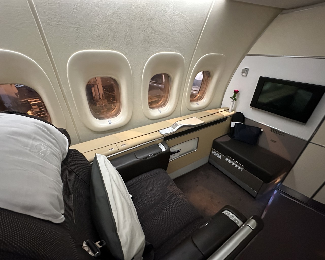 Avis du vol Lufthansa Singapore → Frankfurt en Première