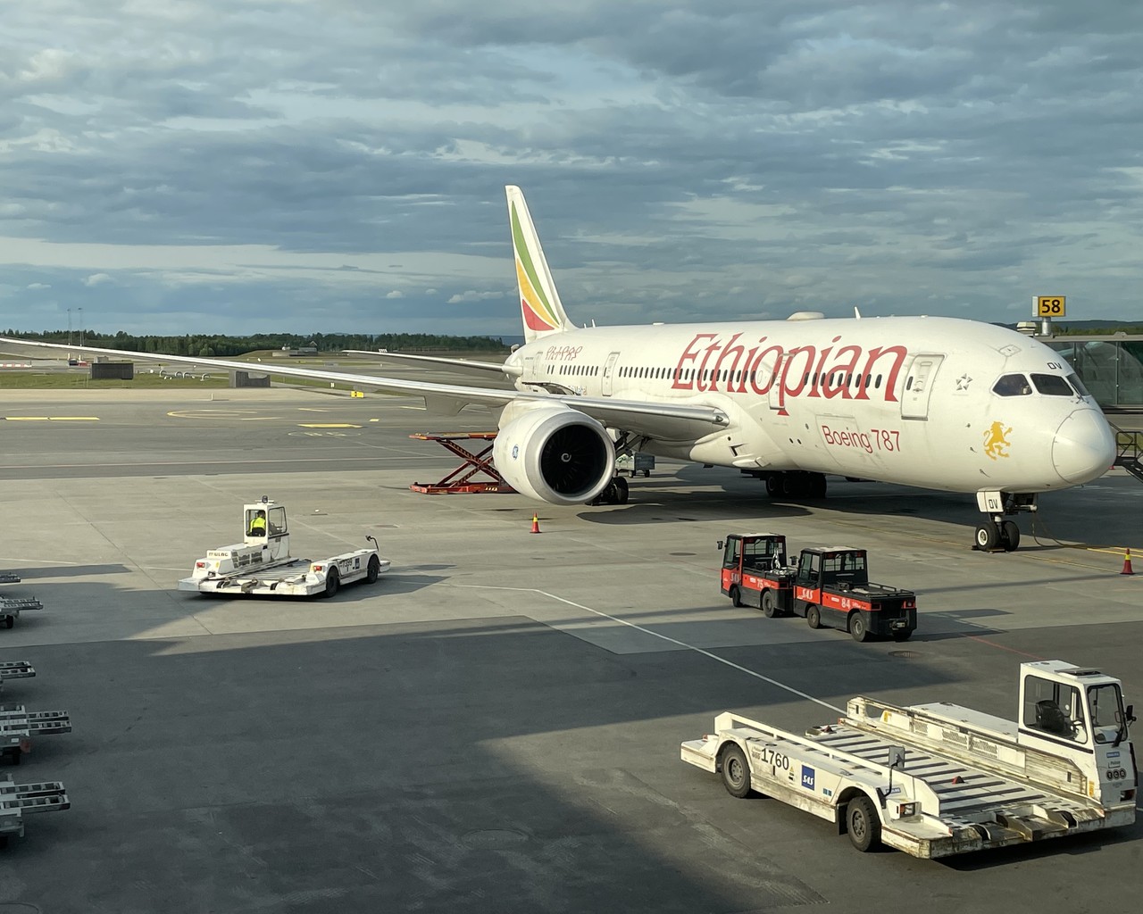 Avis du vol Ethiopian Airlines Oslo → Stockholm en Economique