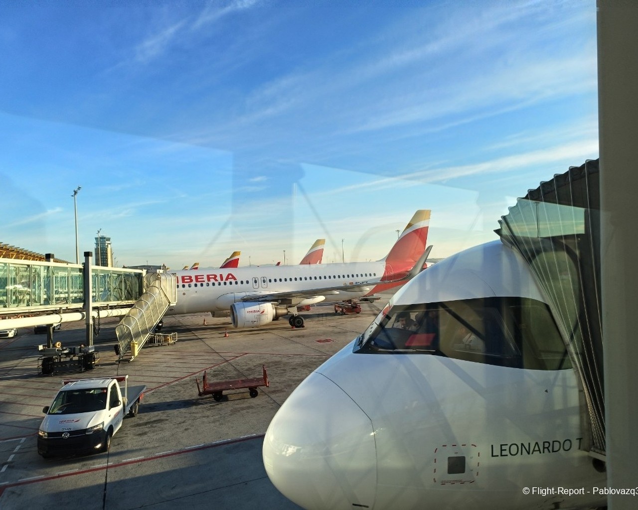 Review of Iberia flight from Asturias to Madrid in Economy