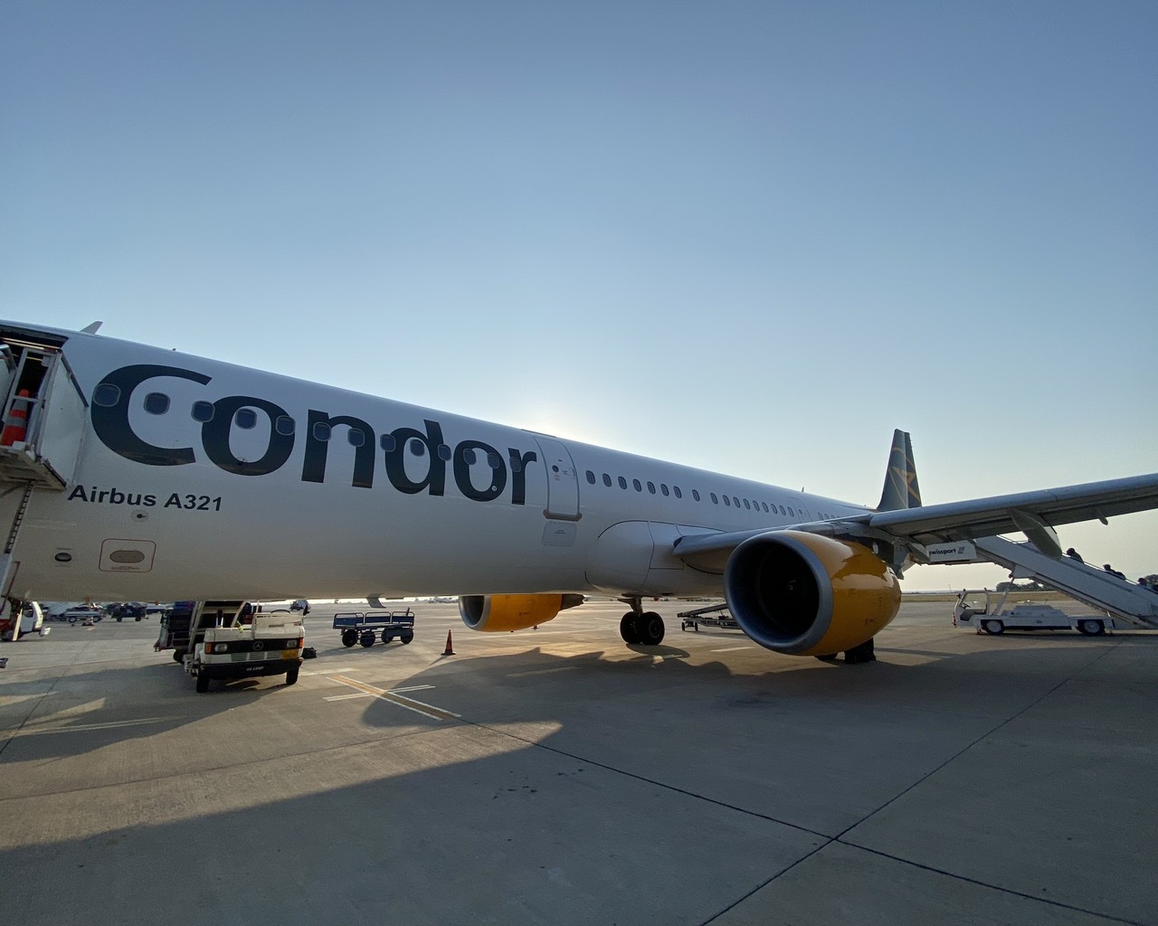 Review of Condor flight from Rhodes to Munich in Business