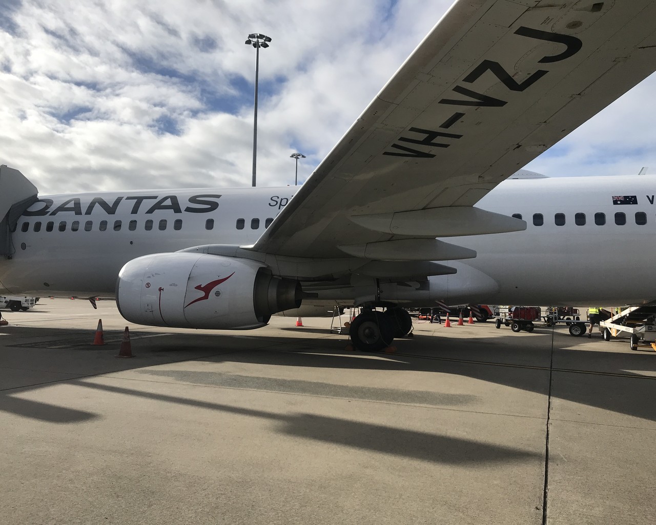 Review of Qantas flight from Melbourne to Brisbane in Economy