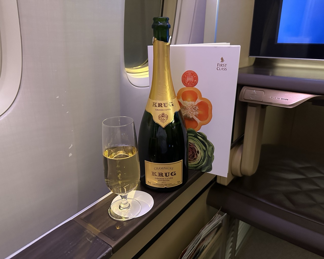 Avis du vol Singapore Airlines Singapore → Paris en Première