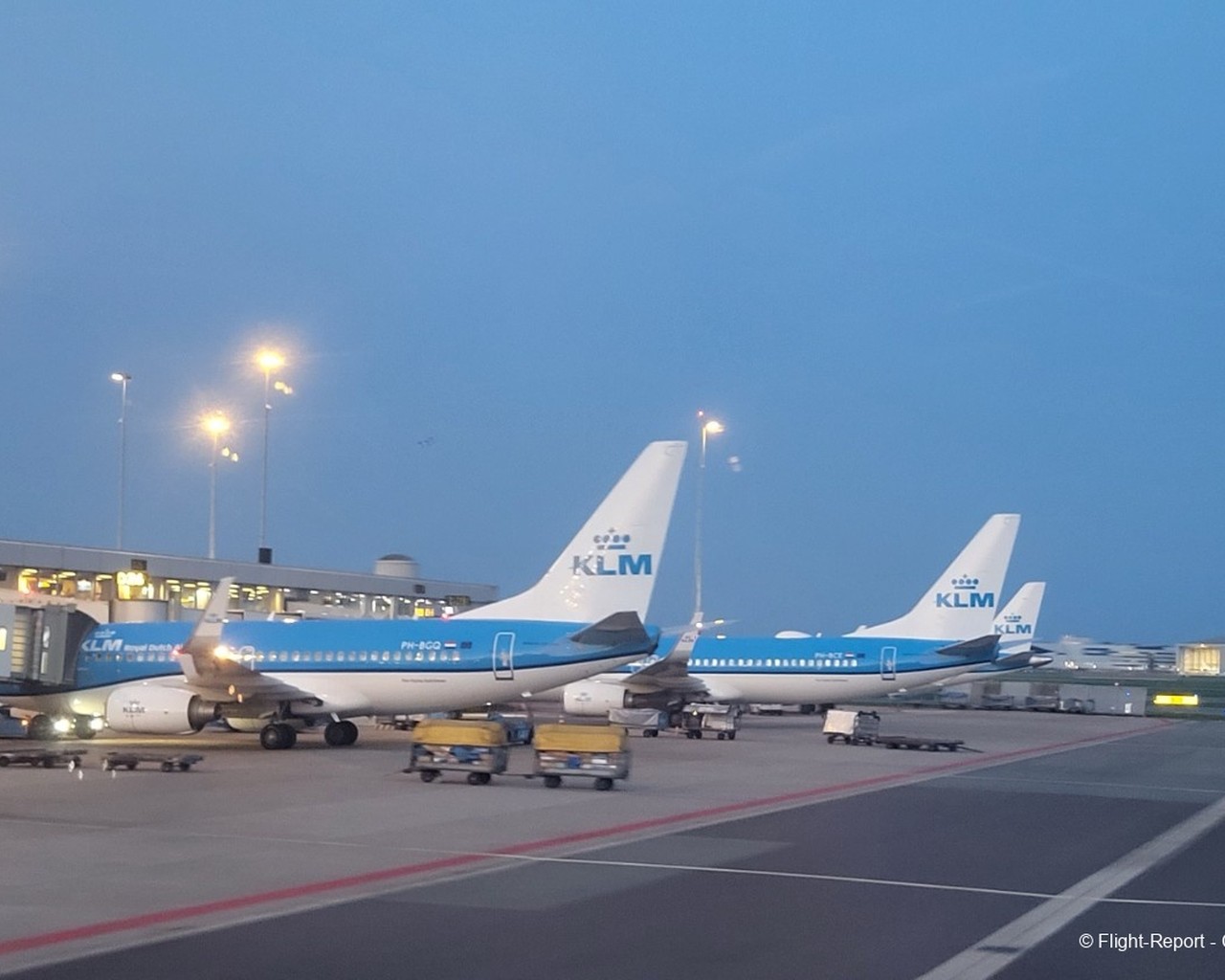 Avis du vol KLM Amsterdam → Lyon en Economique