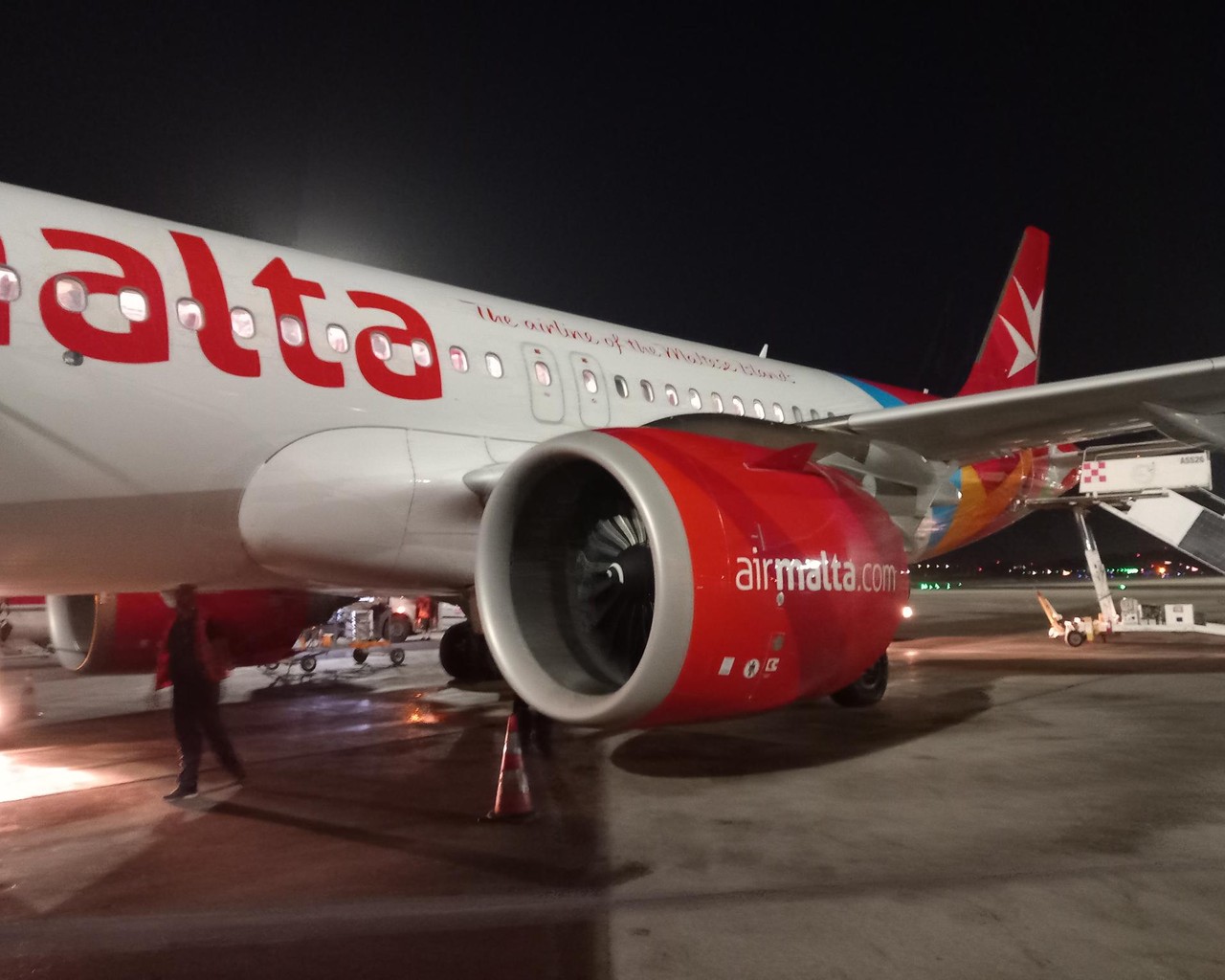 Review of Air Malta flight from Paris to Luqa in Business