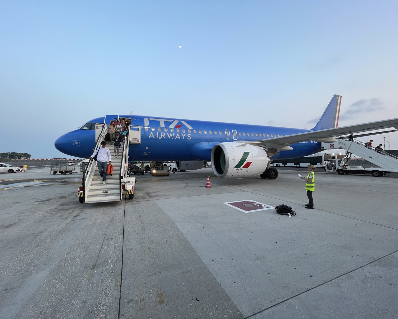 Review of ITA Airways flight from Brussels to Rome in Economy