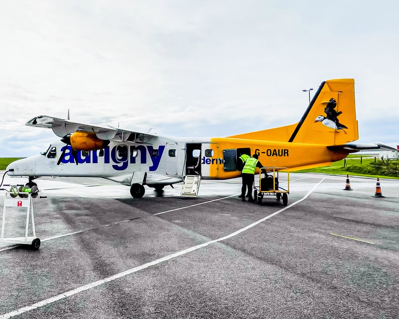 Review of Aurigny Air Services flight from Southampton to Alderney in ...