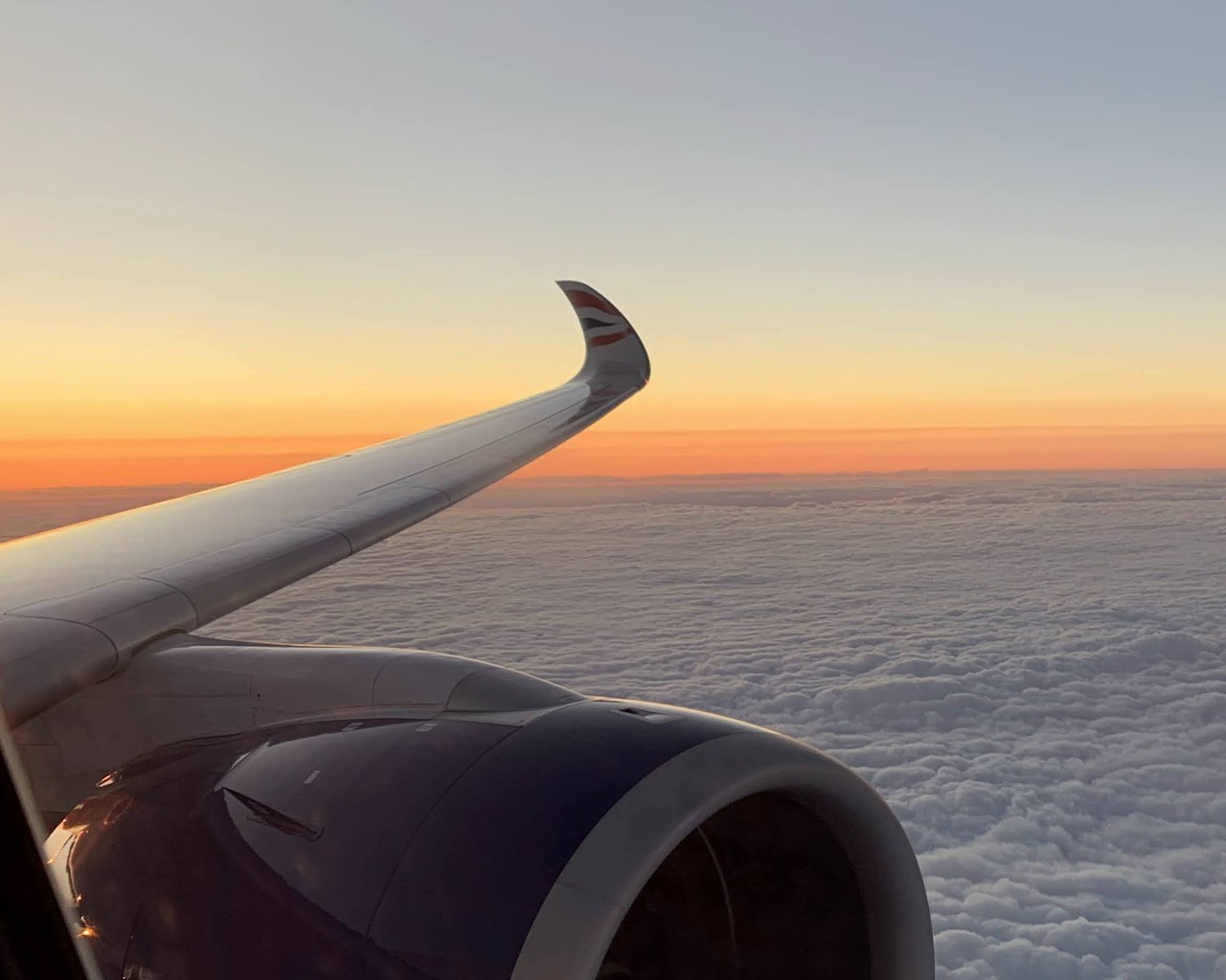 Review of British Airways flight from Washington to London in Business