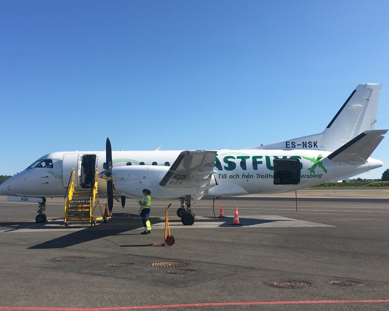 Avis du vol Nyxair Stockholm → Trollhättan en Economique