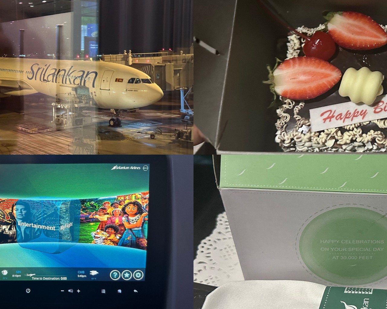 Review of SriLankan Airlines flight from Singapore to Colombo in Economy