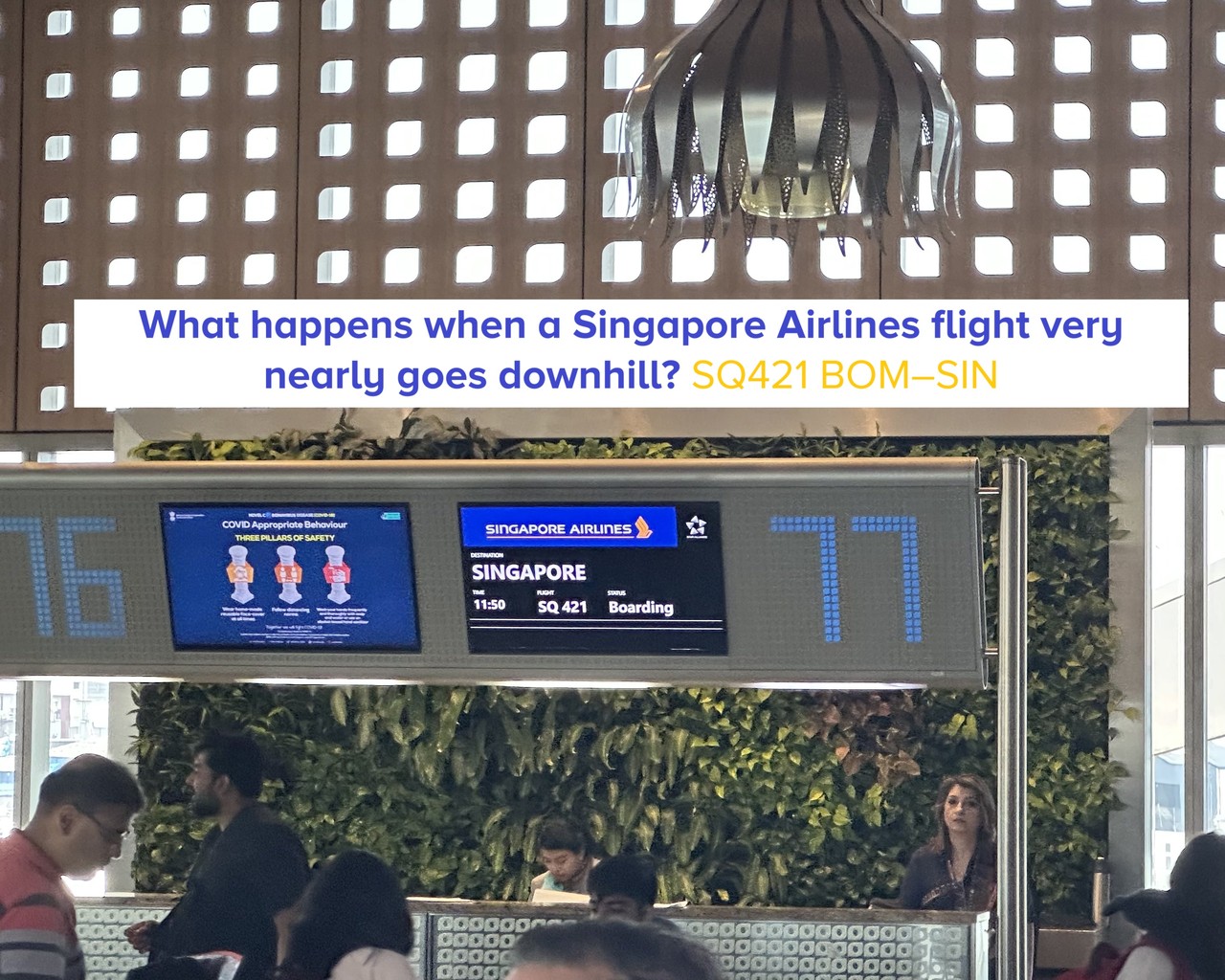 Review of Singapore Airlines flight from Mumbai to Singapore in Economy