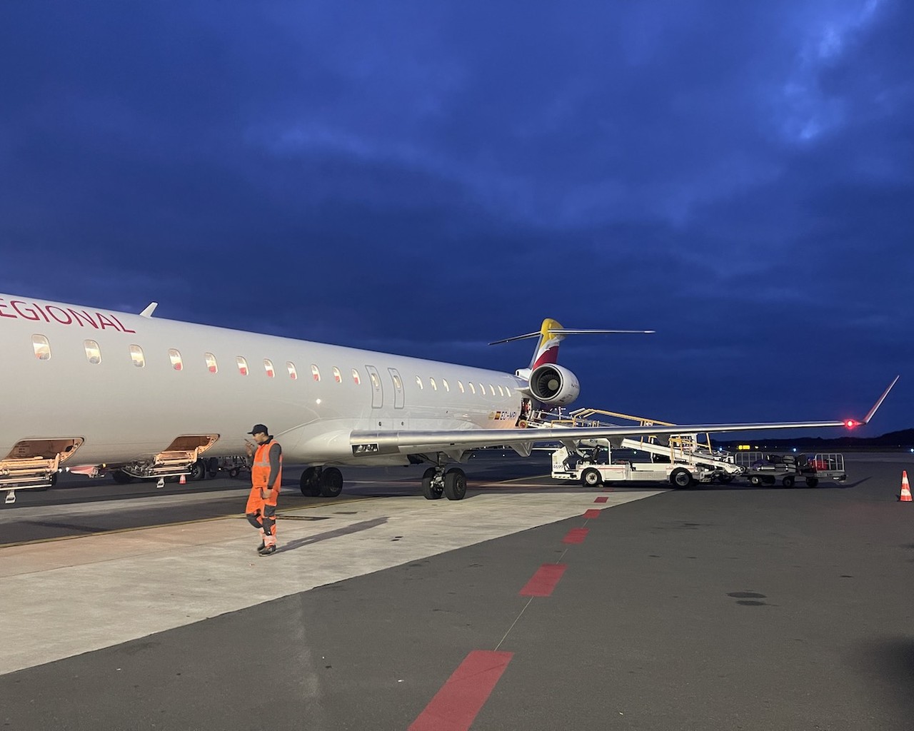 Avis du vol Iberia Regional (Air Nostrum) Nantes → Madrid en Economique