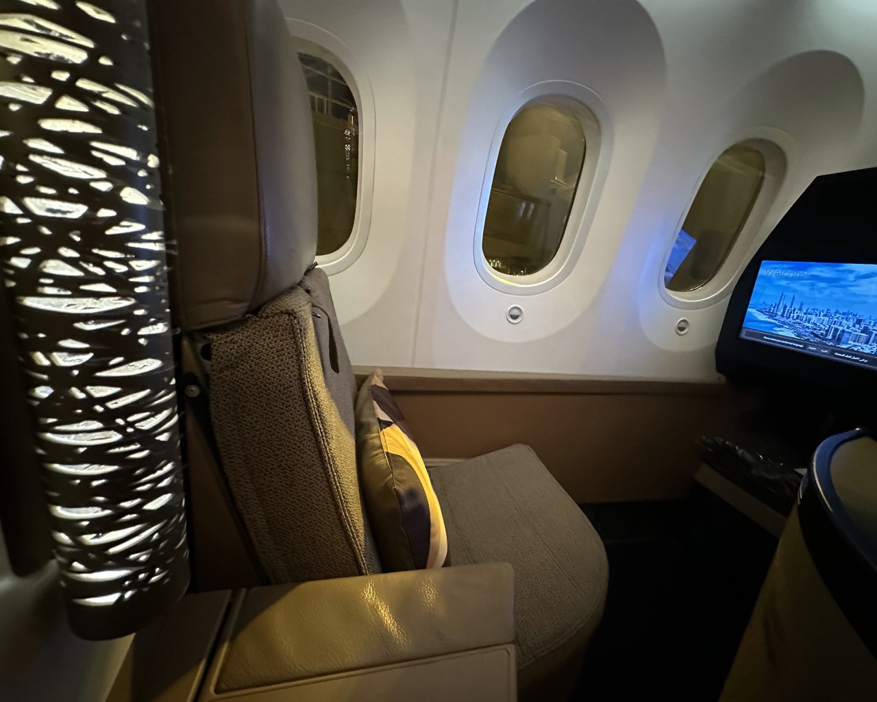 Avis du vol Etihad Airways Singapore → Abu Dhabi en Affaires