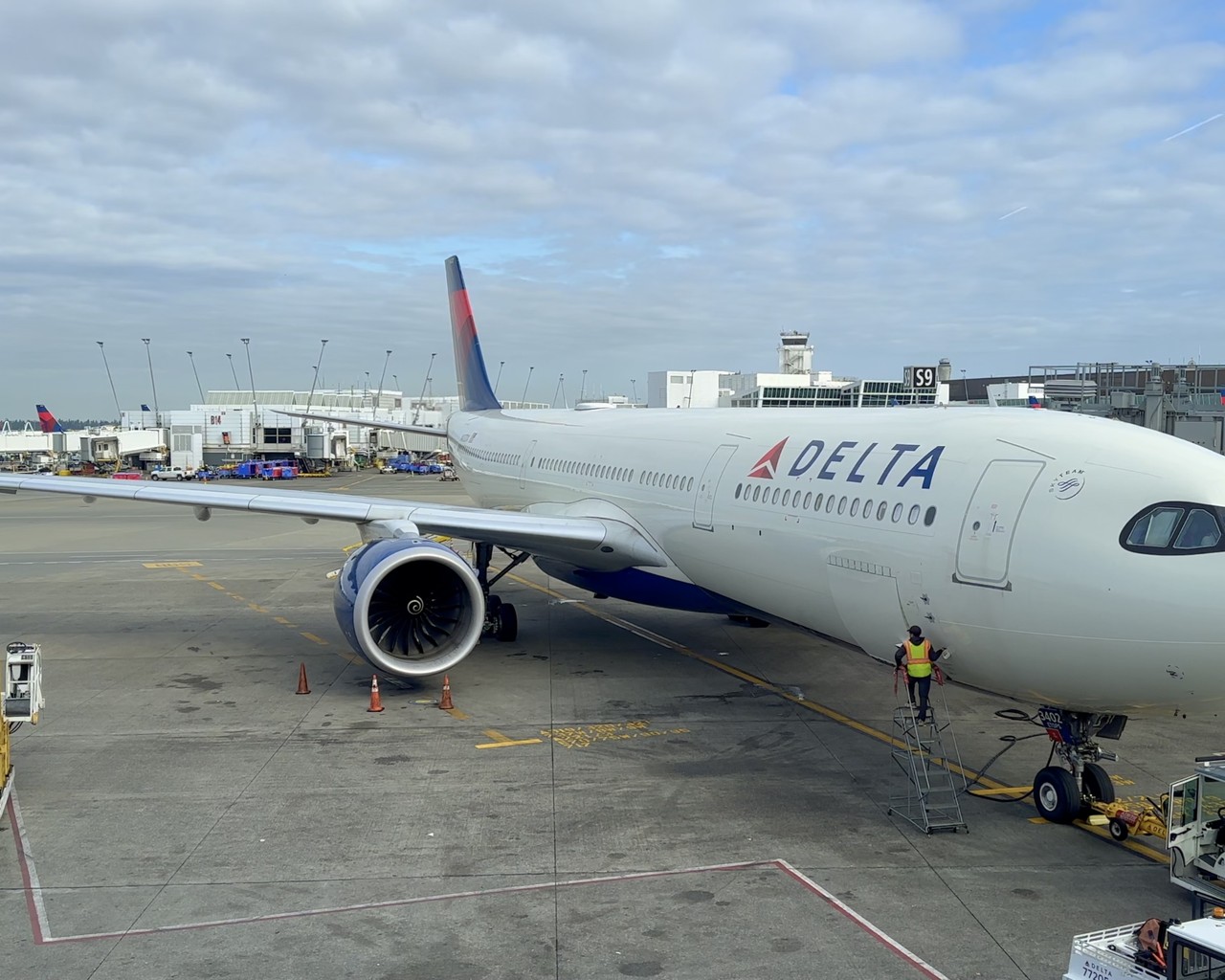 Review of Delta Air Lines flight from Seattle to Tokyo in Economy
