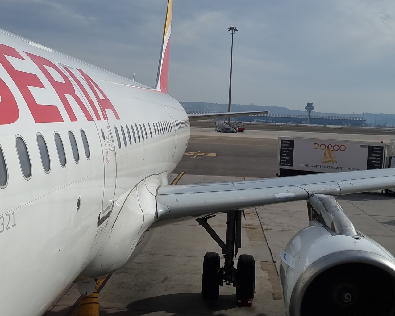 Review of Iberia flight from Madrid to Rome in Economy