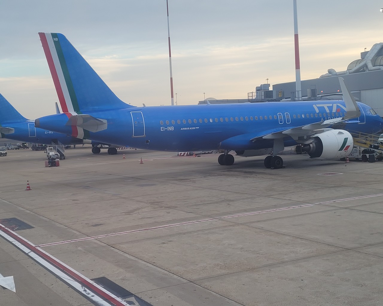Review of ITA Airways flight from Barcelona to Rome in Business