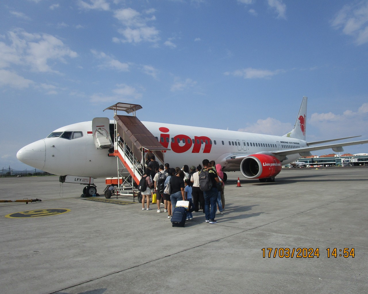 Review of Lion Mentari Airlines flight from Denpasar to Surabaya in Economy