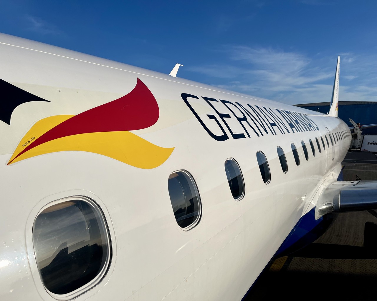 Avis du vol German Airways Southampton → Amsterdam en Economique