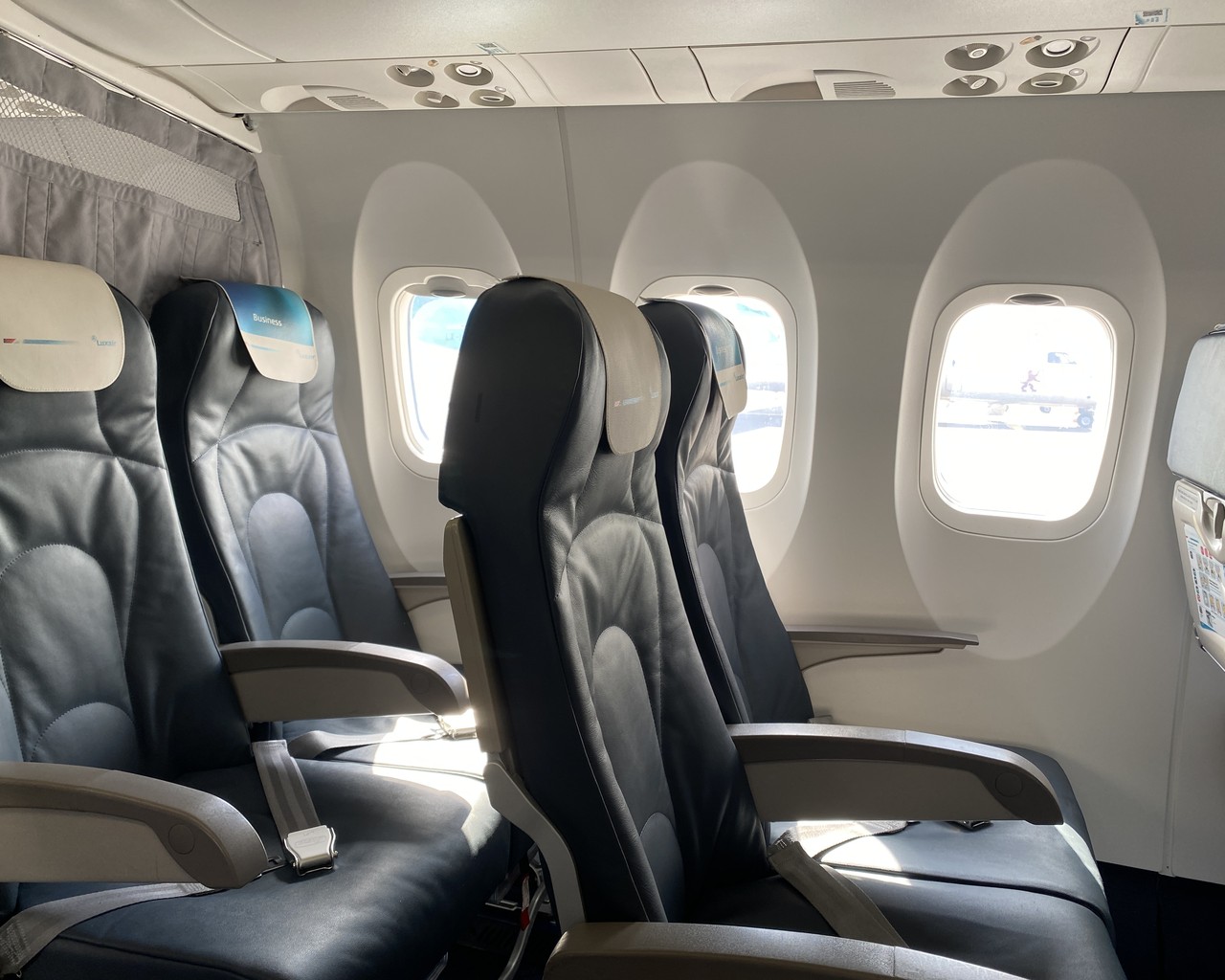 Review of Luxair flight from Luxembourg to Montpellier in Business