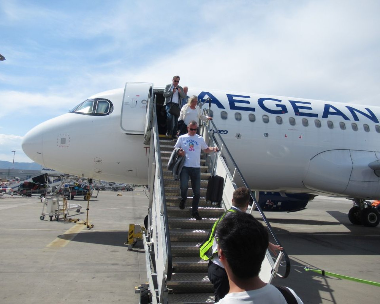 Avis du vol Aegean Airlines Paris → Athens en Economique
