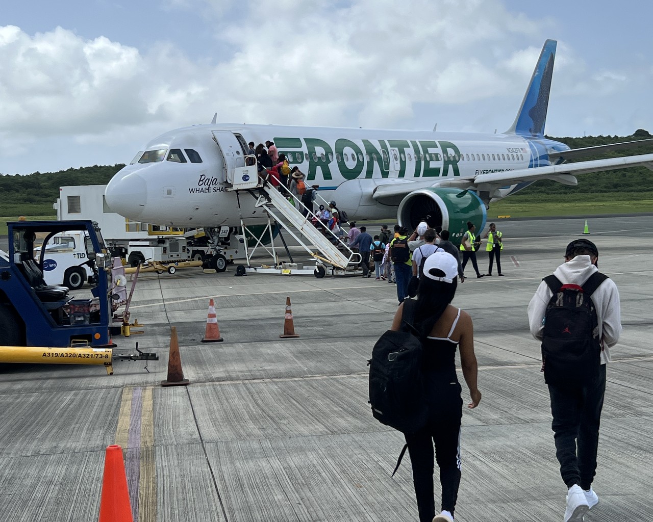 Review of Frontier Airlines flight from Christiansted to San Juan in ...
