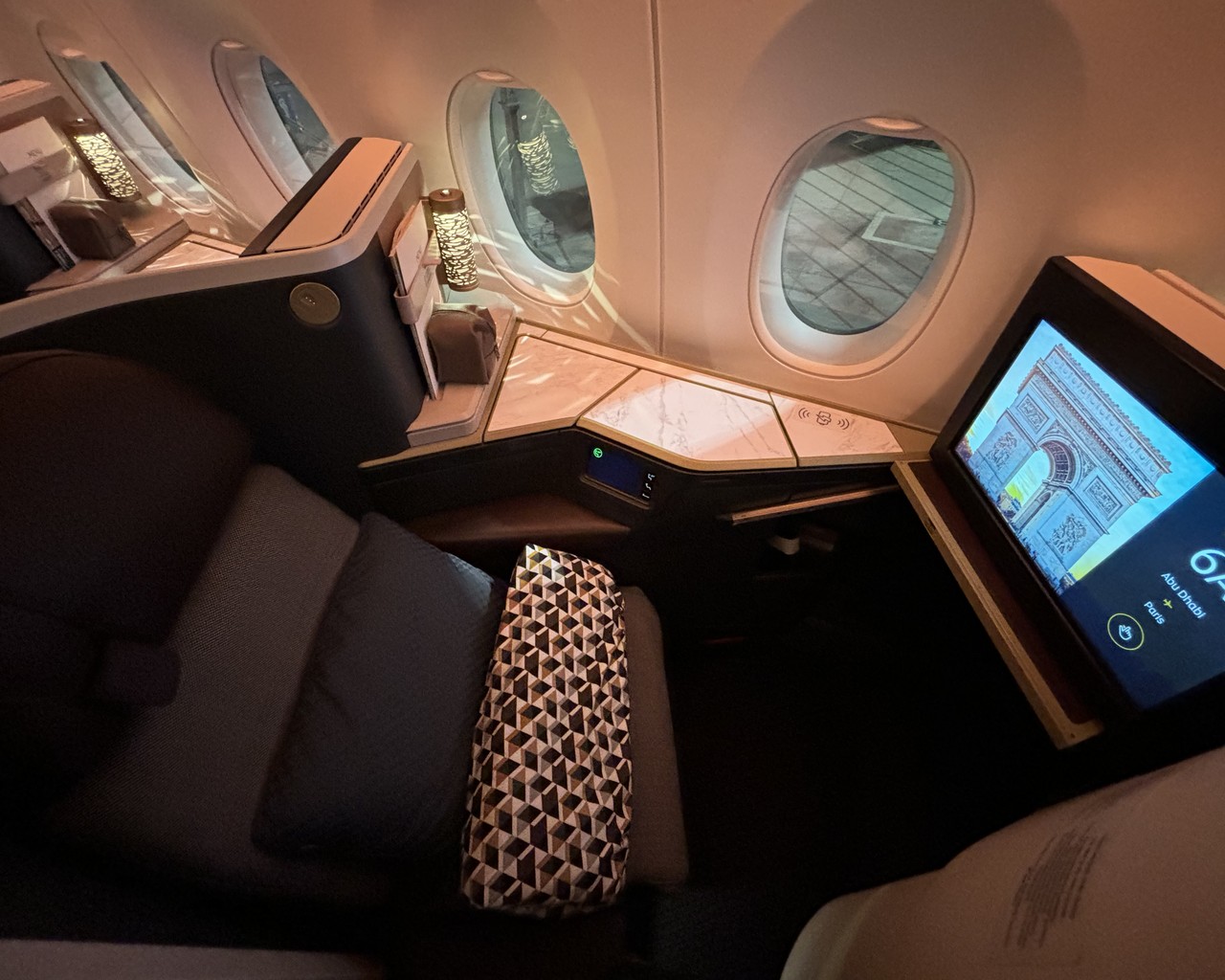 Avis du vol Etihad Airways Abu Dhabi → Paris en Affaires