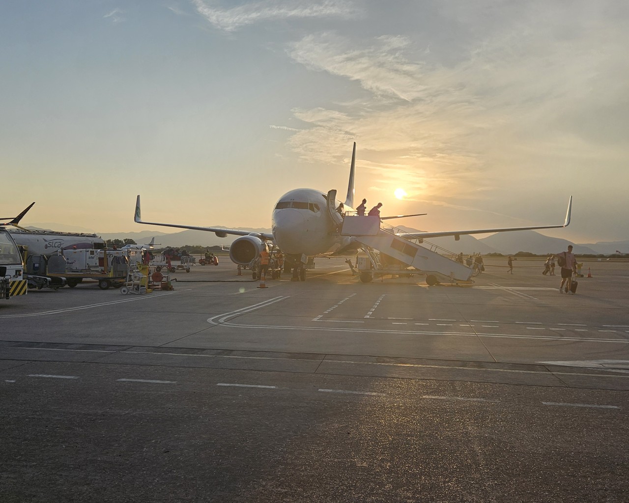 Review of Transavia flight from Rotterdam to Girona in Economy